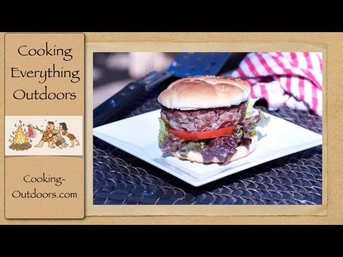 How to make a Stilton Burger on the Grill